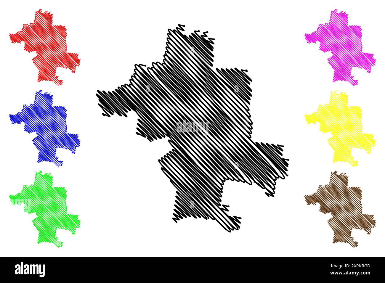 Carrathool outline map hi-res stock photography and images - Alamy