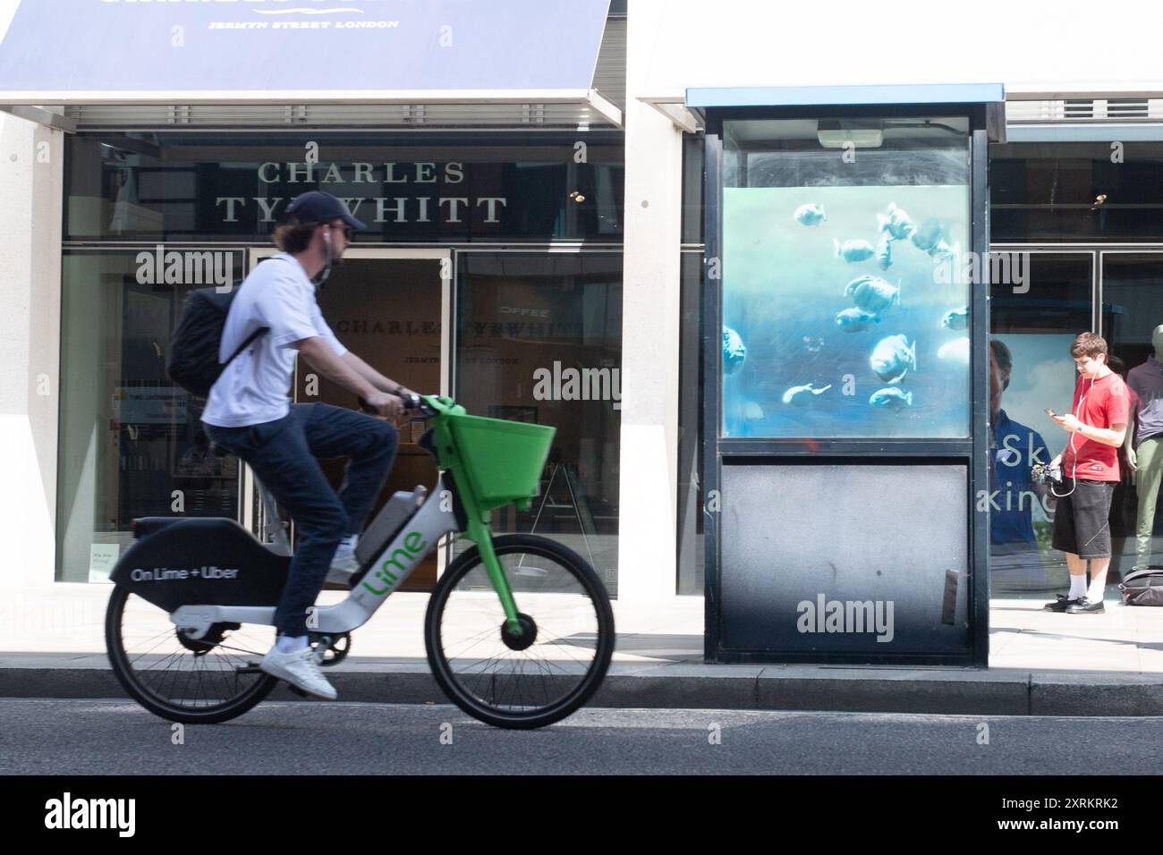 Banksy police box hi-res stock photography and images - Alamy