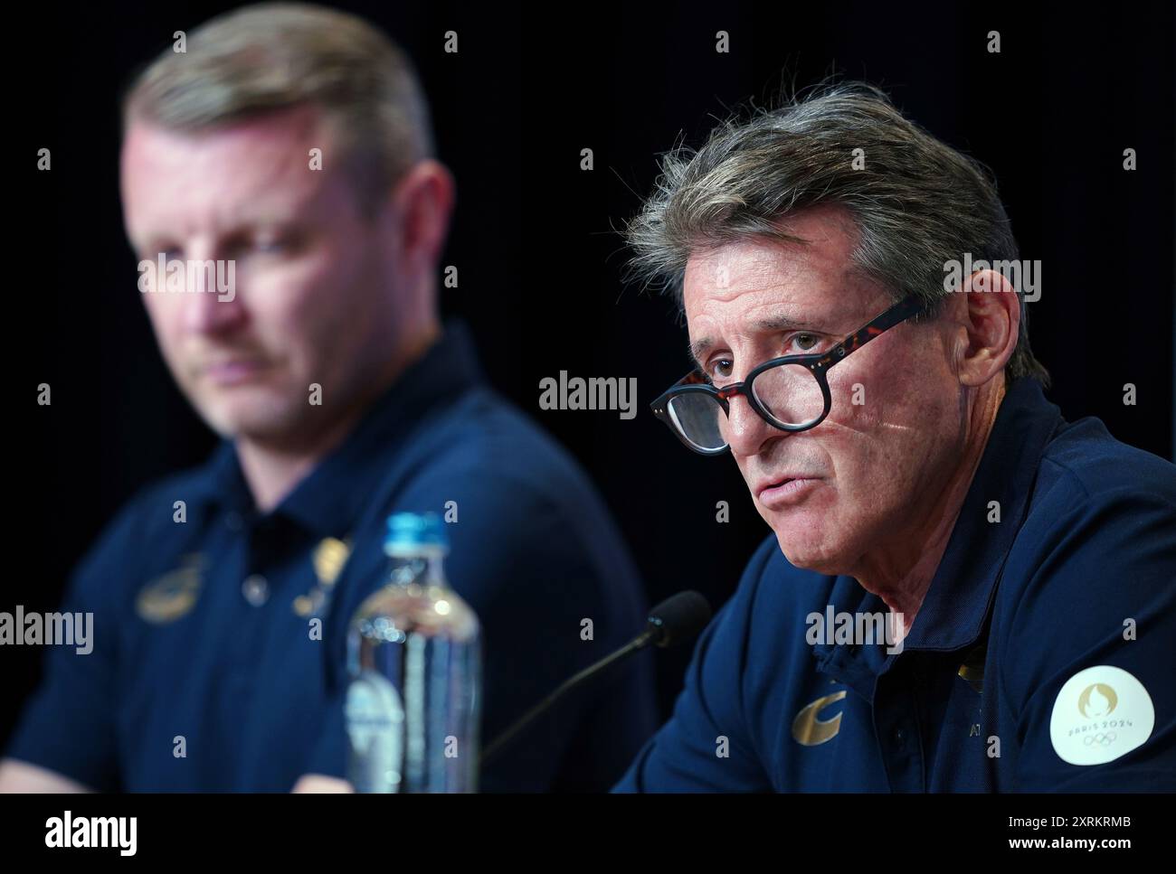 Lord Sebastian Coe, President of World Athletics during a press conference at the Main Press ...