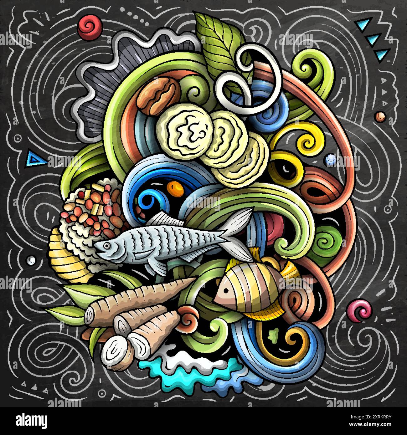 Panama cartoon doodle illustration. Funny local design Stock Vector ...