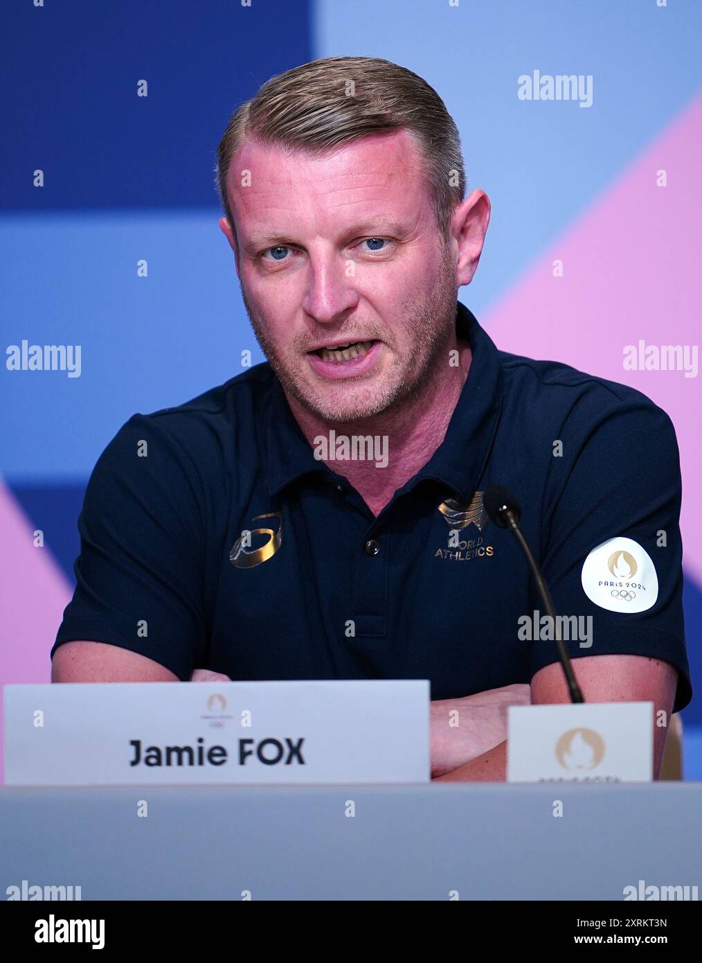 Lord Sebastian Coe, President of World Athletics during a press ...