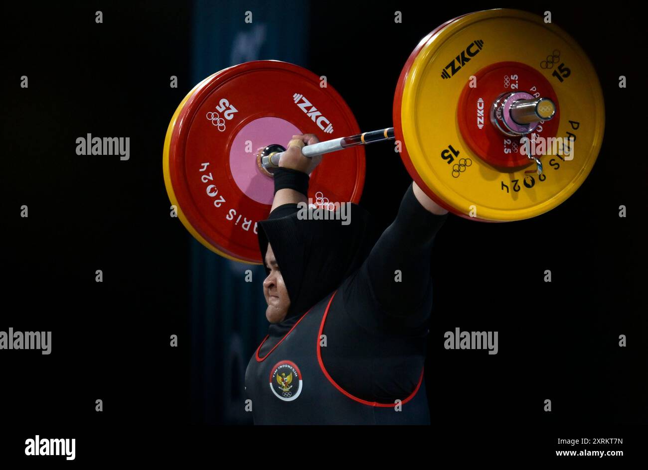 Paris, France. 11th Aug, 2024. Paris 2024 Olympic Games. Weightlifting ...
