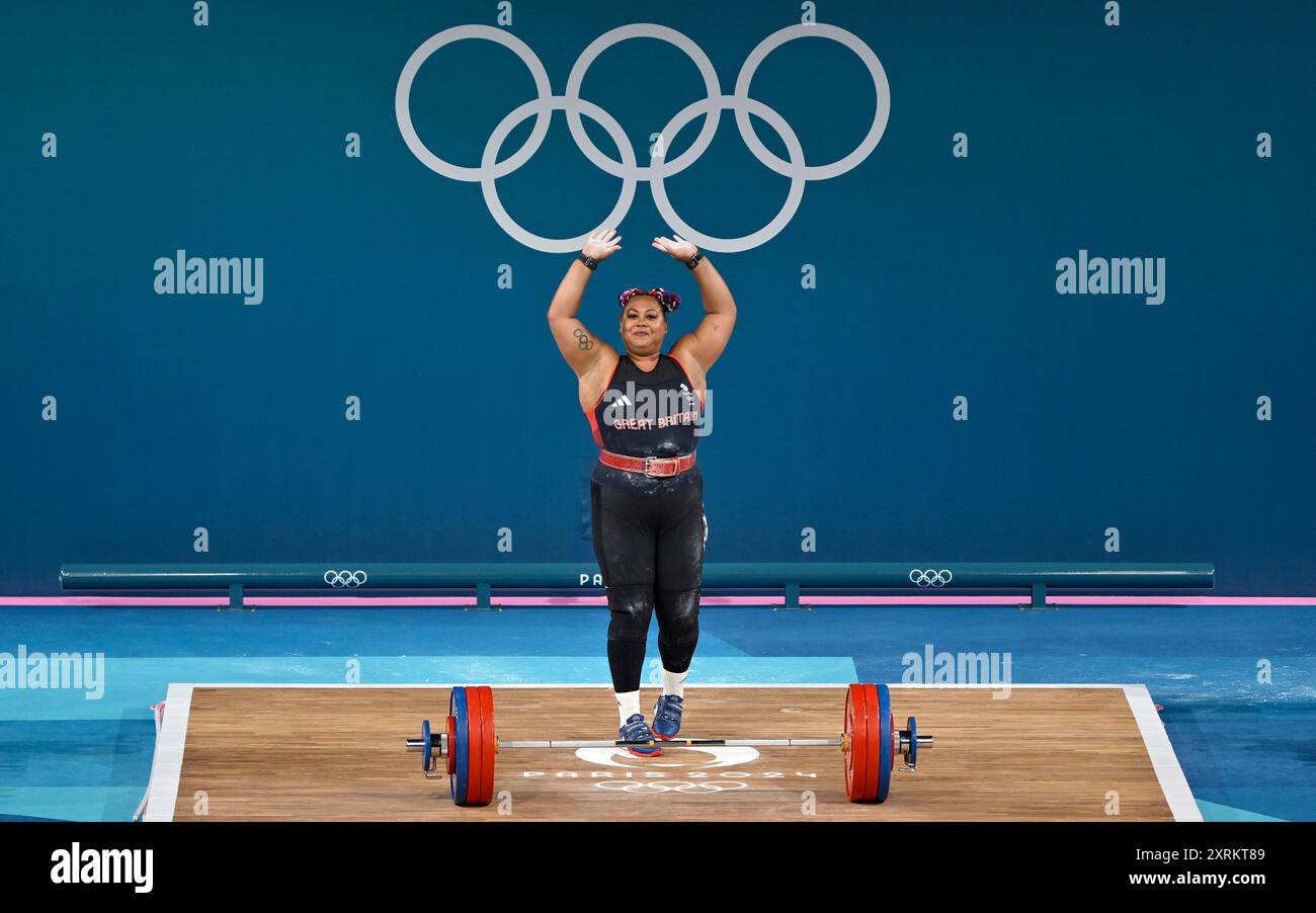 Paris, France. 11th Aug, 2024. Paris 2024 Olympic Games. Weightlifting ...