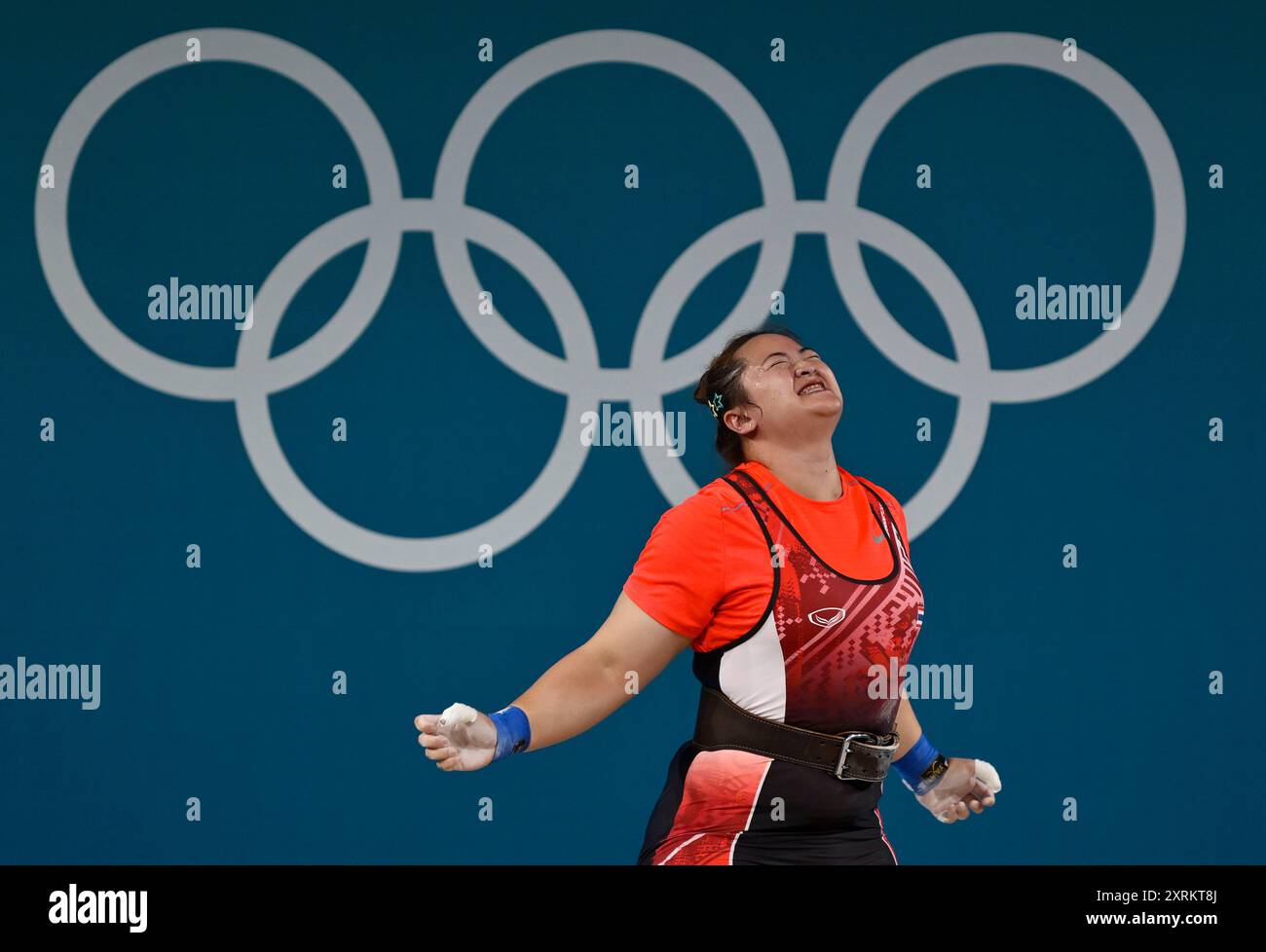 Paris, France. 11th Aug, 2024. Paris 2024 Olympic Games. Weightlifting ...