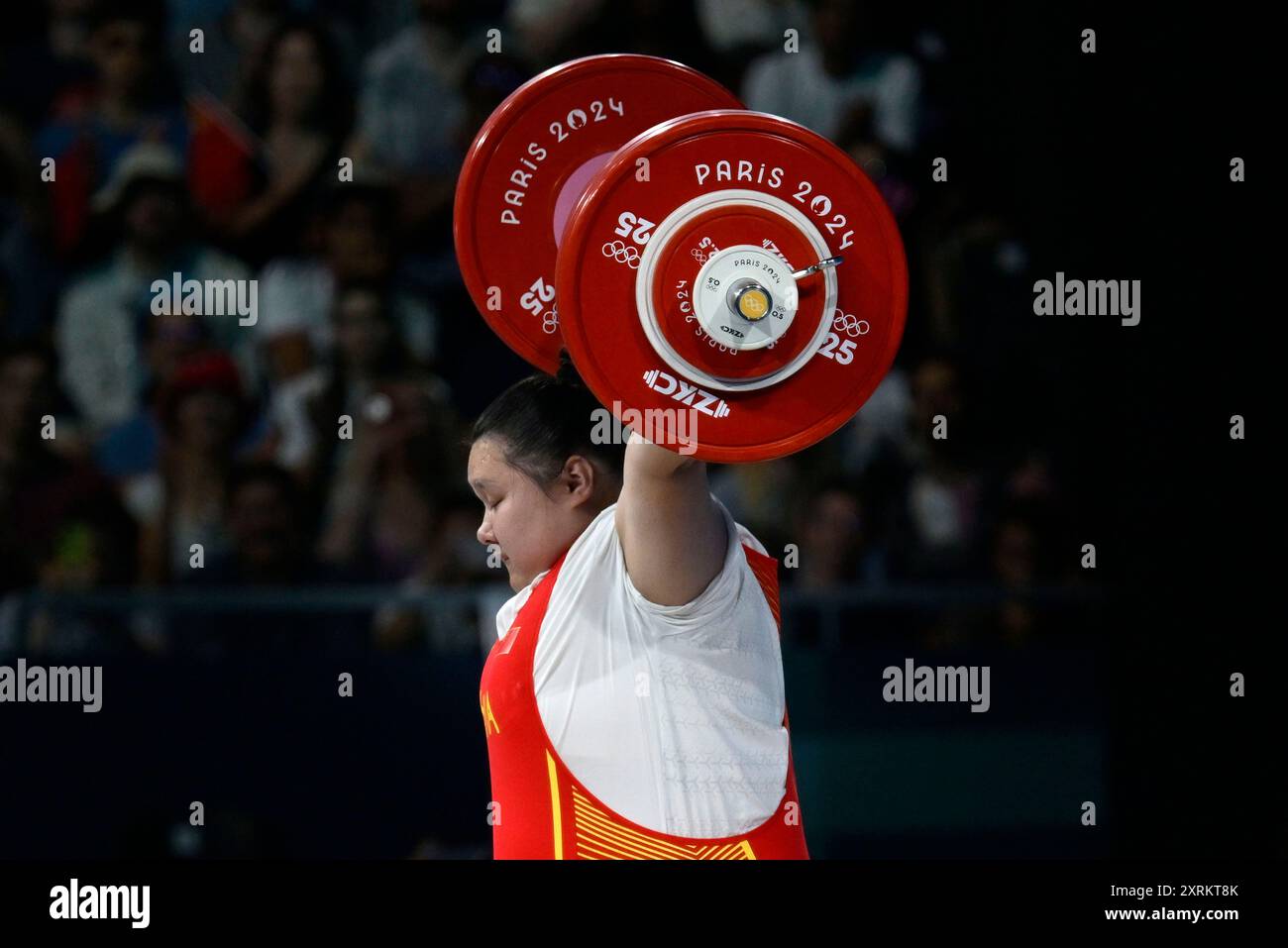 Paris, France. 11th Aug, 2024. Paris 2024 Olympic Games. Weightlifting ...