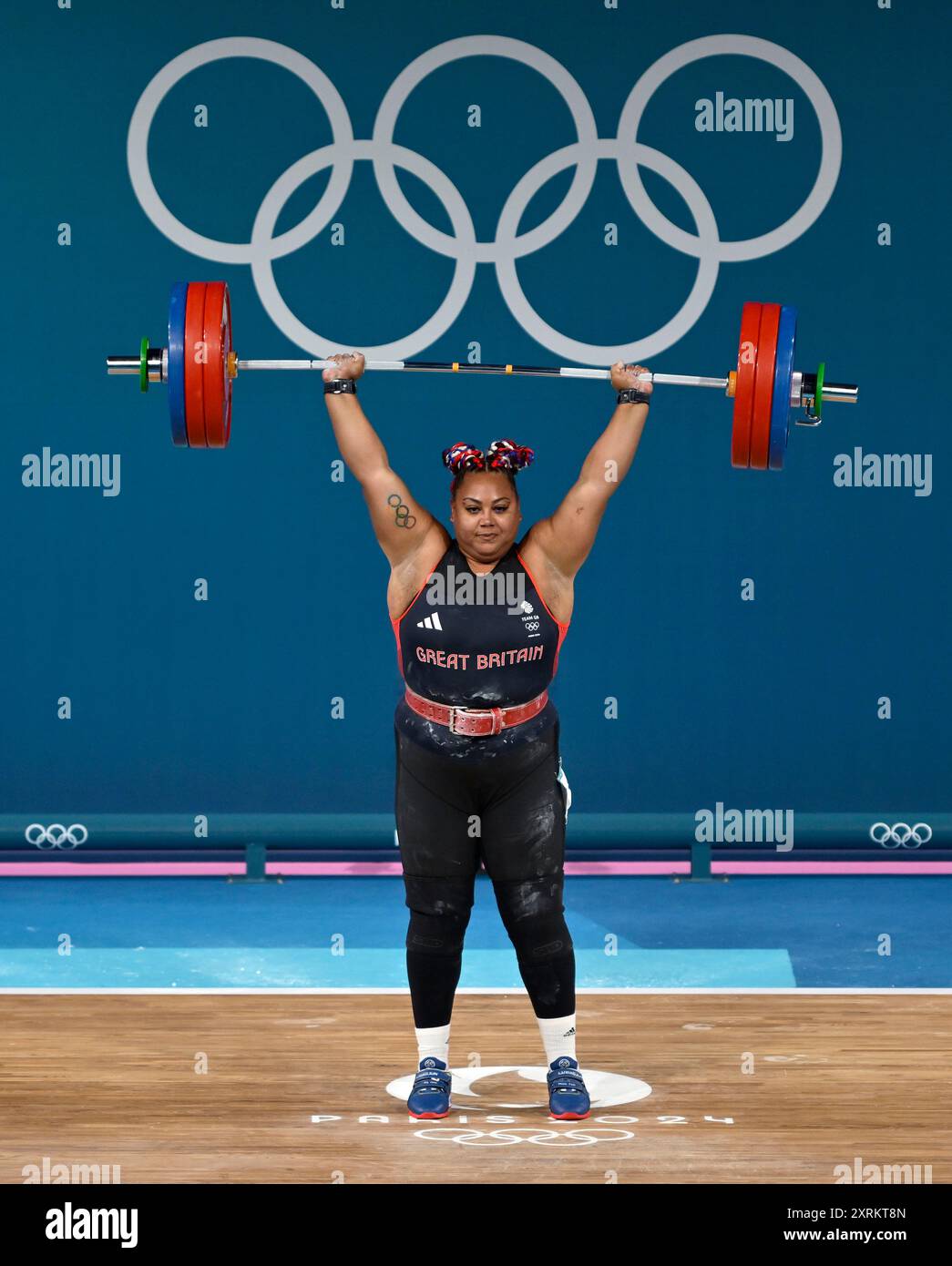 Paris, France. 11th Aug, 2024. Paris 2024 Olympic Games. Weightlifting. South Paris Arena 6 ...