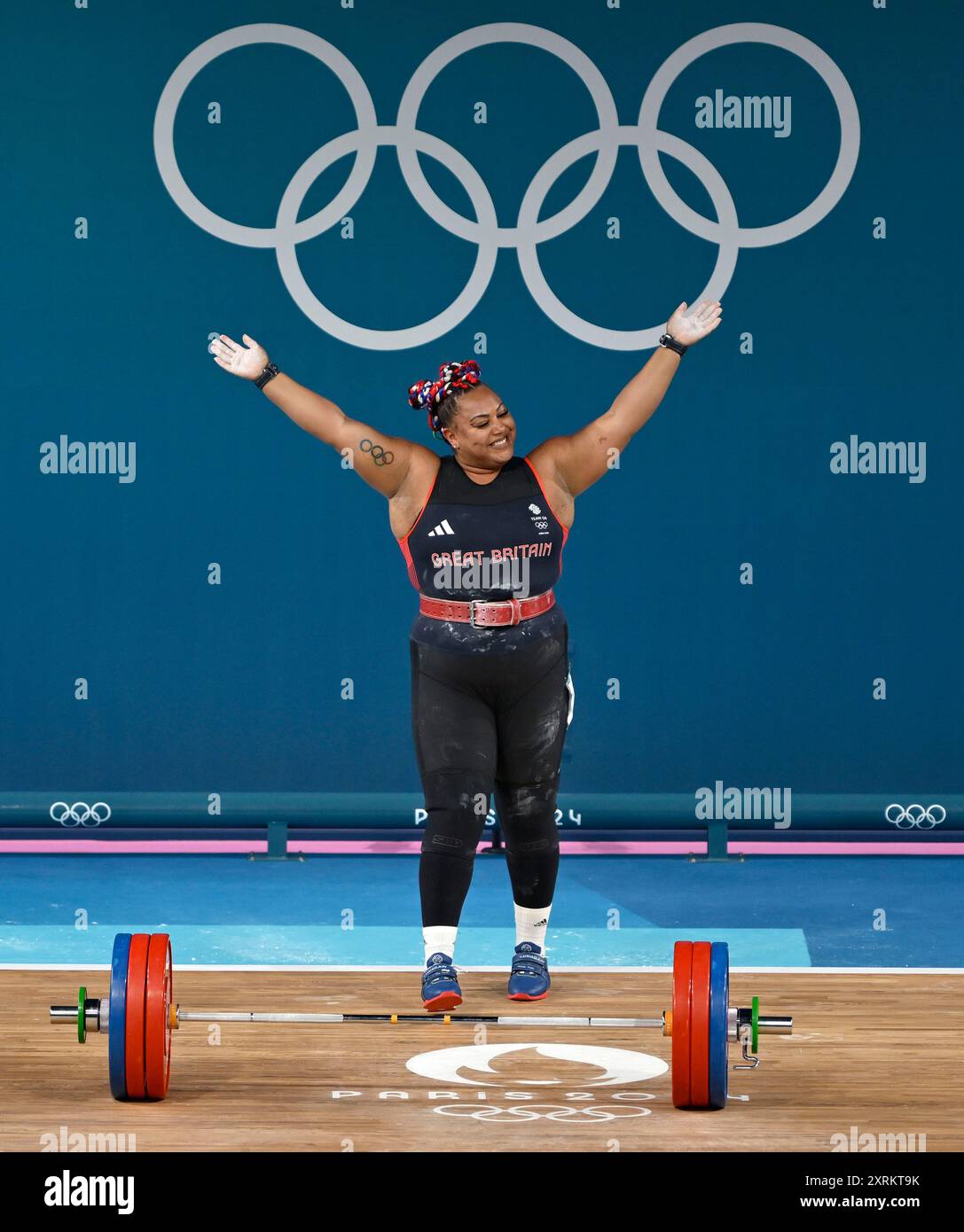 Paris, France. 11th Aug, 2024. Paris 2024 Olympic Games. Weightlifting ...