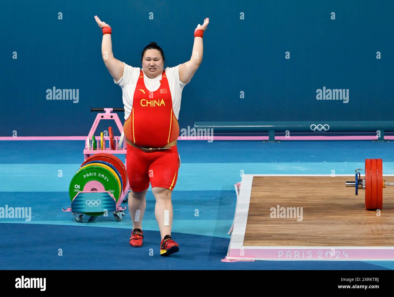 Paris, France. 11th Aug, 2024. Paris 2024 Olympic Games. Weightlifting ...