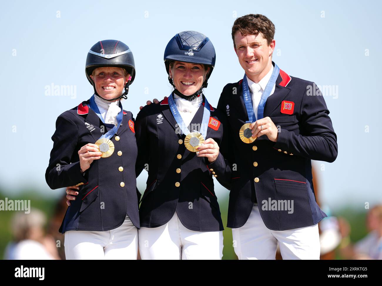 File photo dated 29-07-2024 of Great Britain's Rosalind Canter, Laura ...