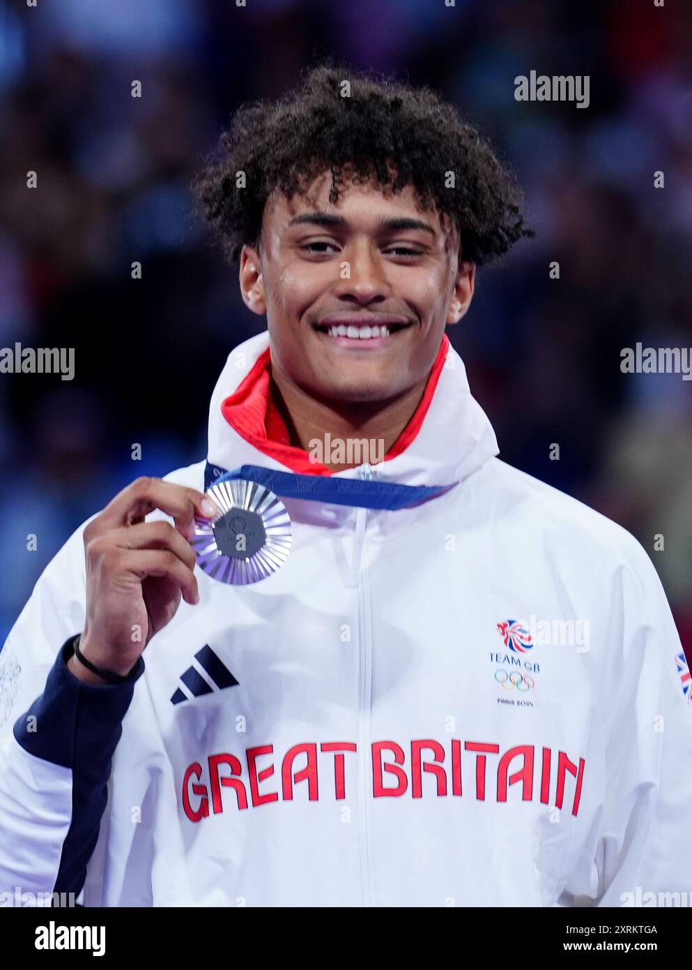 File photo dated 10-08-2024 of Britain's Caden Cunningham celebrates ...
