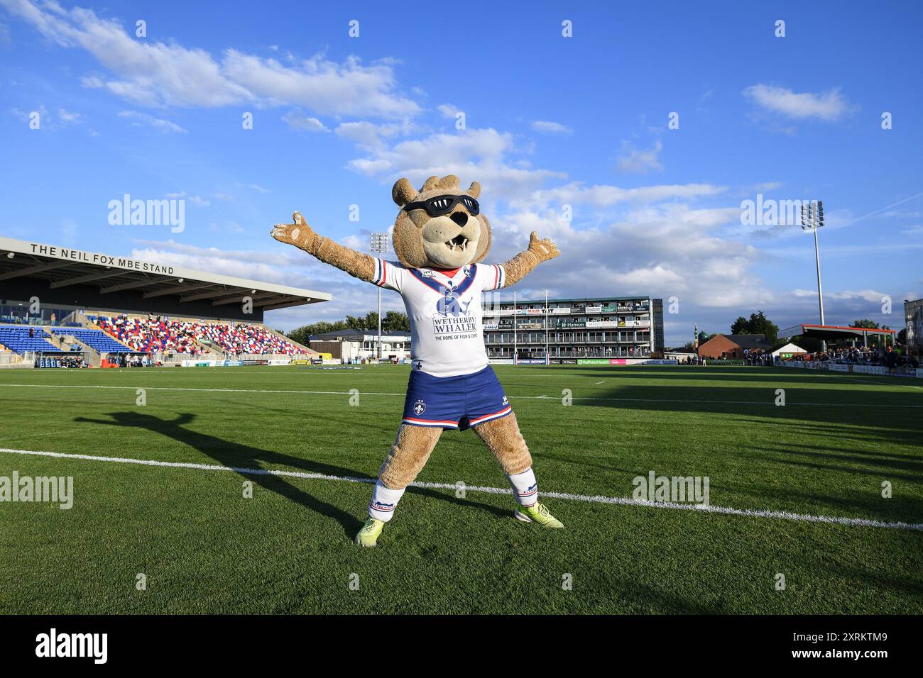 Wakefield, England - 9th August 2024 - Mascot Daddy Cool . Rugby League ...