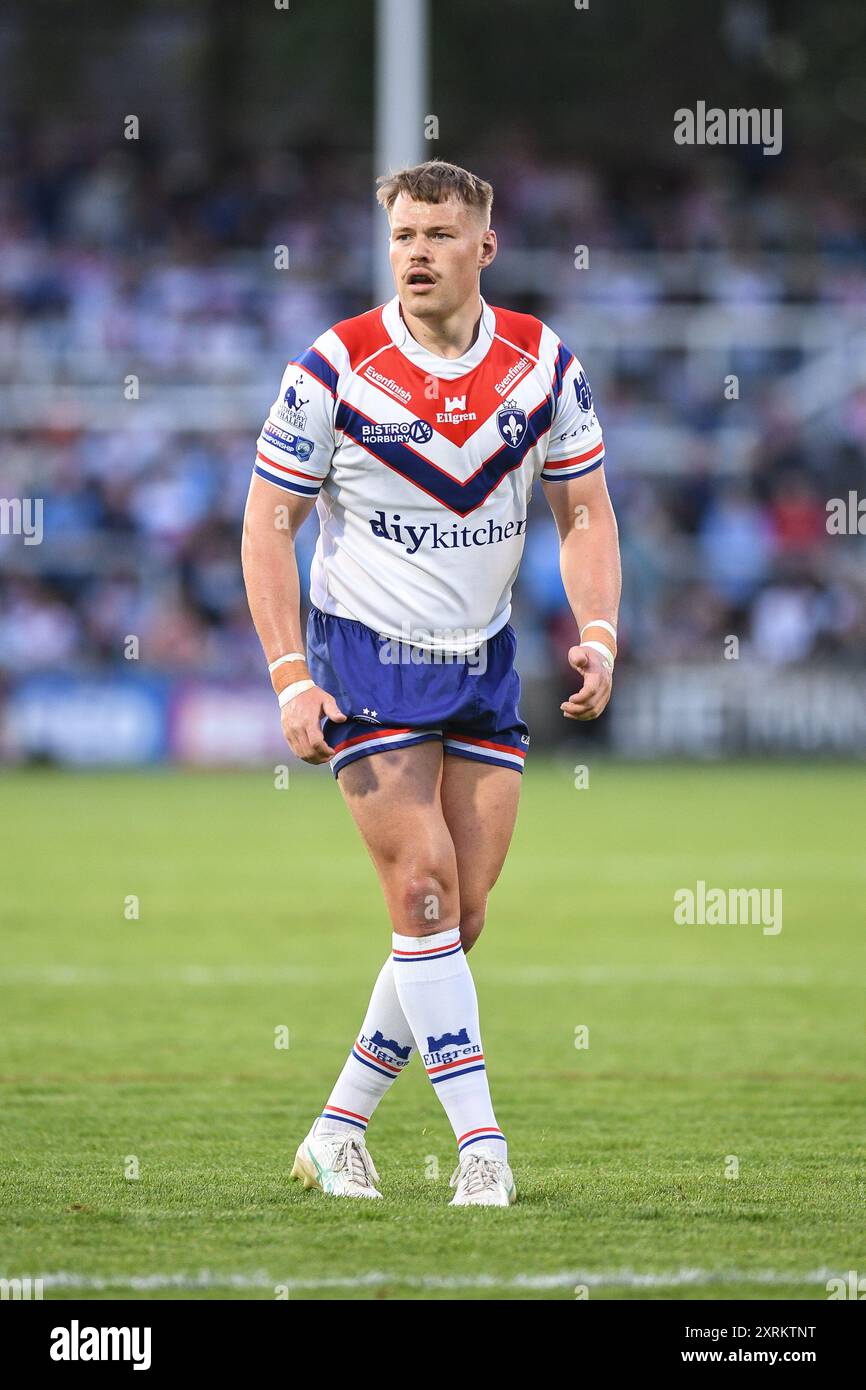 Wakefield, England - 9th August 2024 - Wakefield Trinity's Luke Bain ...