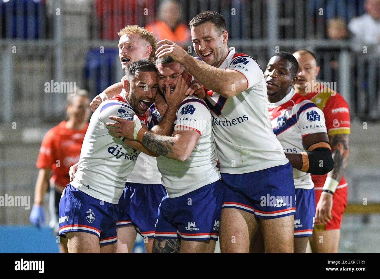 Wakefield, England - 9th August 2024 - Wakefield Trinity's Liam Hood ...