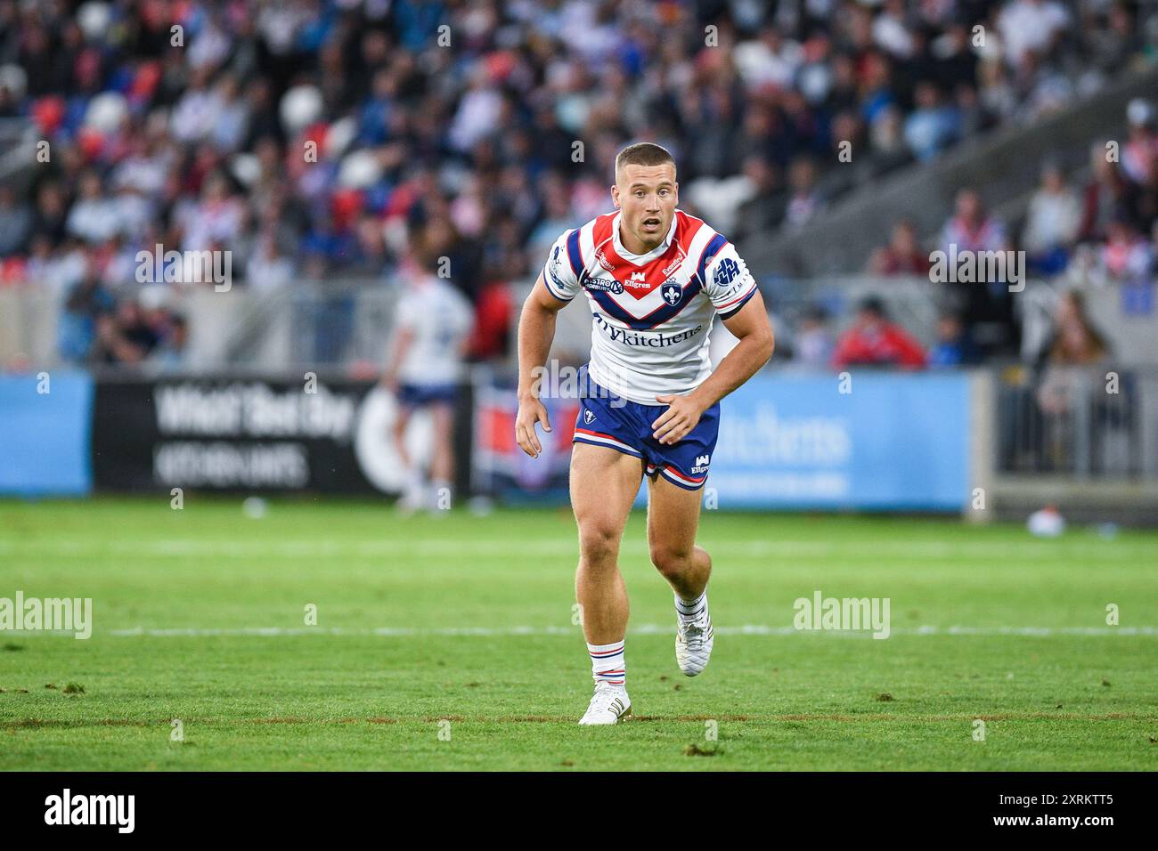Wakefield, England - 9th August 2024 - Wakefield Trinity's Thomas Doyle ...