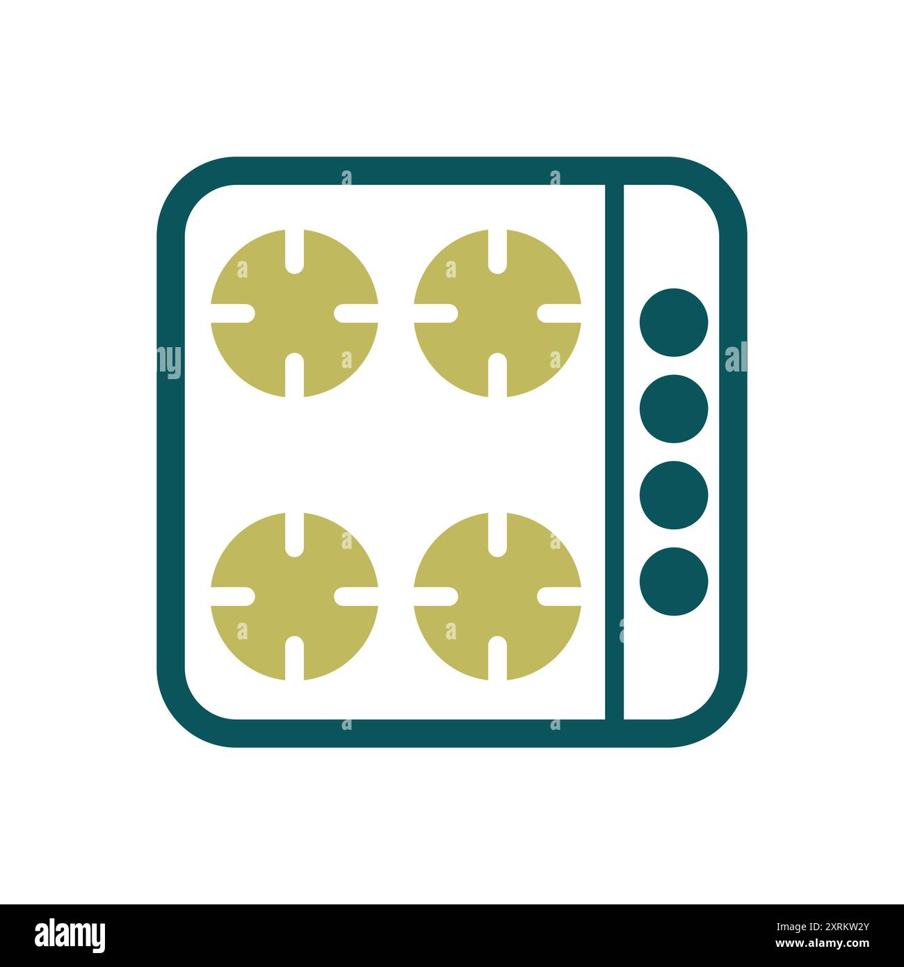 Cook top cooking panel, surface. Induction stove hob. Graph symbol for ...
