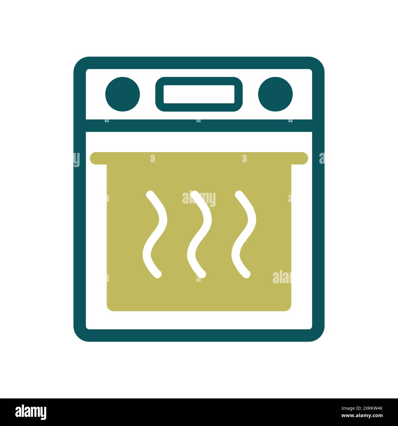 Electric oven vector kitchen icon. Graph symbol for cooking web site ...