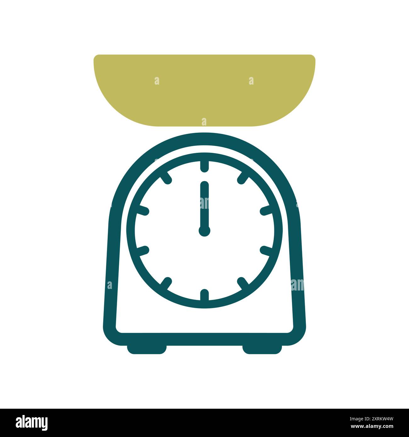 Scales vector icon. Kitchen appliance. Graph symbol for cooking web ...