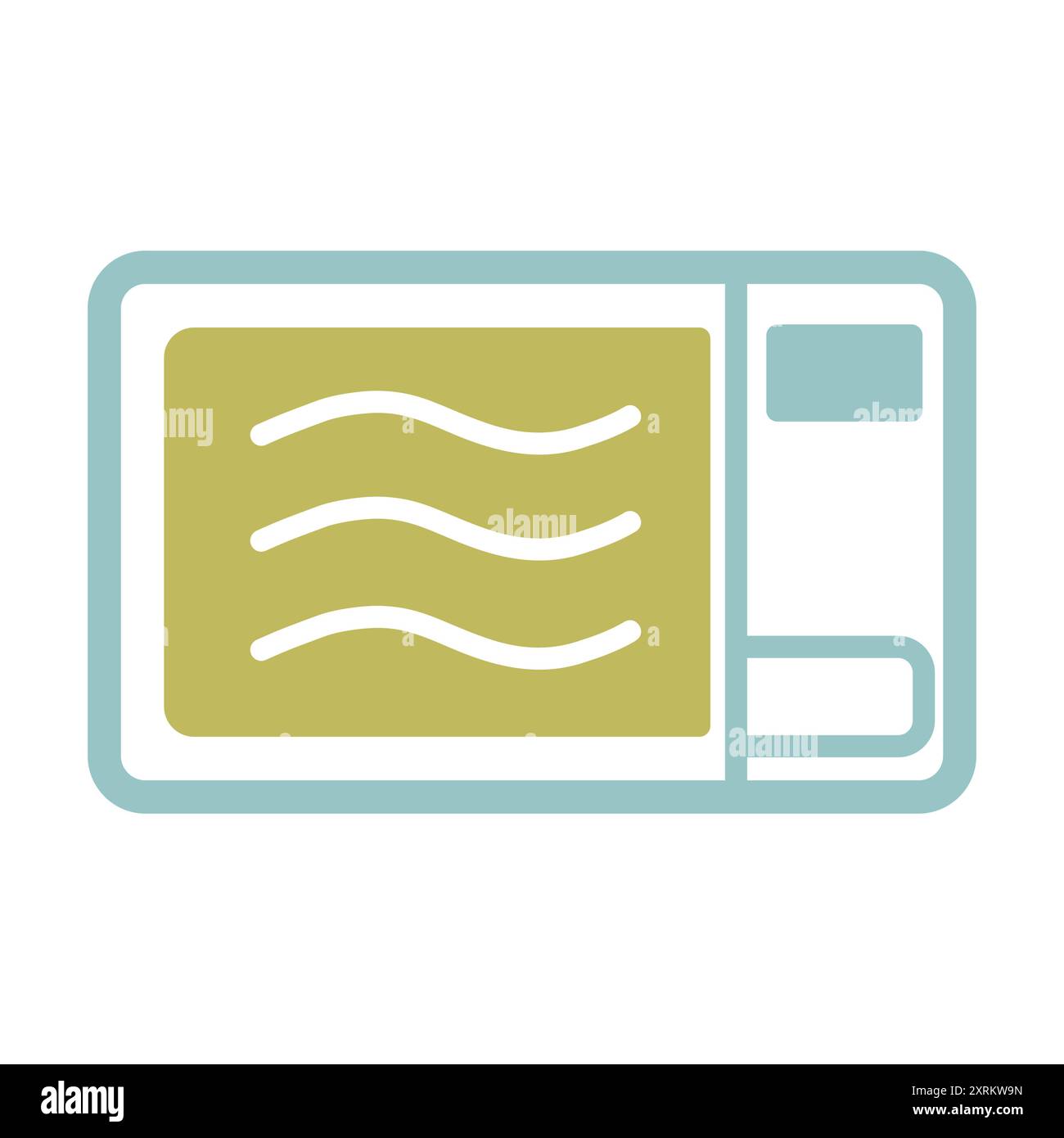 Microwave vector icon. Electric kitchen appliance. Graph symbol for ...