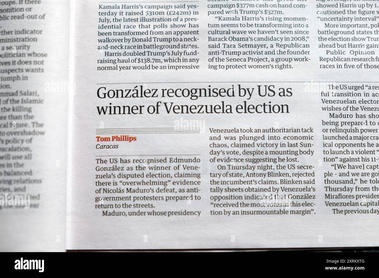 Election winner july 2024 hi-res stock photography and images - Alamy