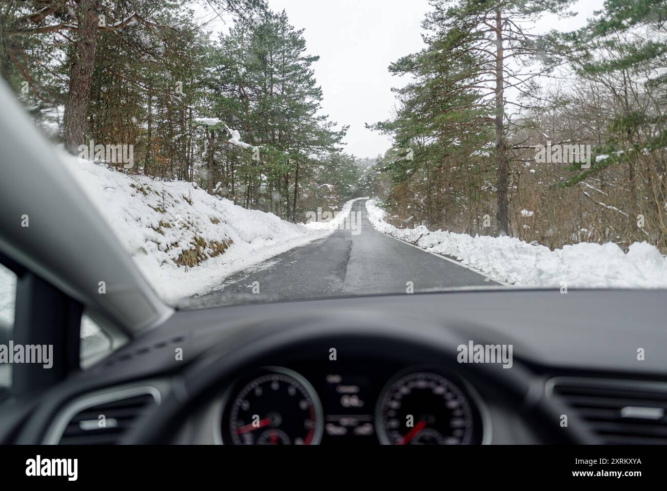 Drivers view from interior car hi-res stock photography and images - Alamy