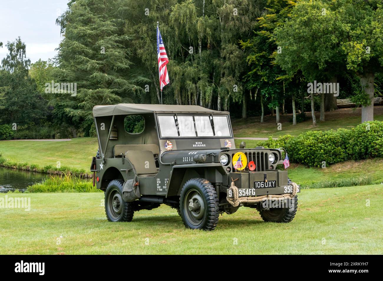 World War II Willy's Jeep historic military vehicle Stock Photo - Alamy