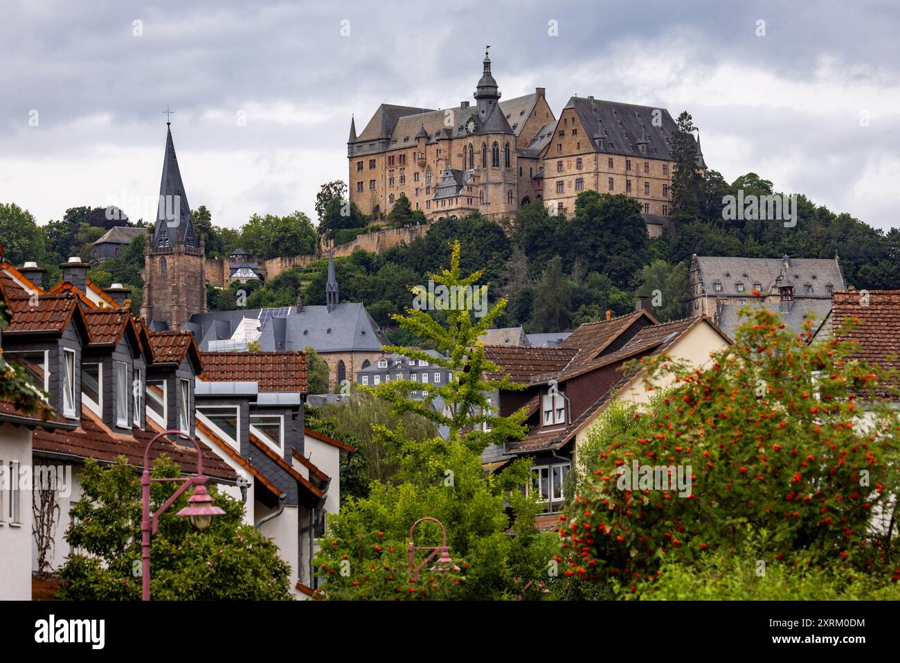 Marburg, Germany. 09th Aug, 2024. Marburg Castle, also known as ...
