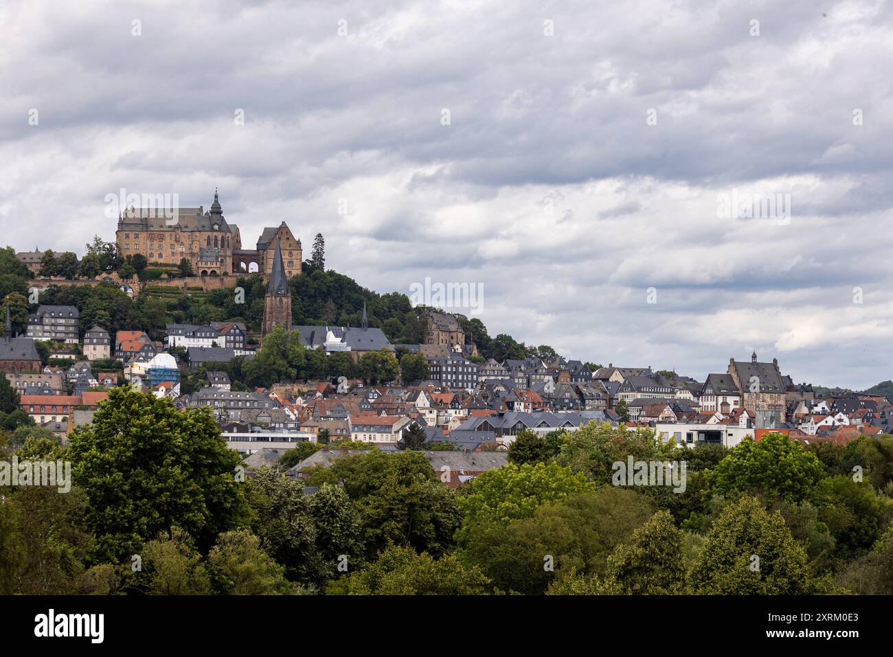 Marburg, Germany. 09th Aug, 2024. Marburg Castle, also known as ...