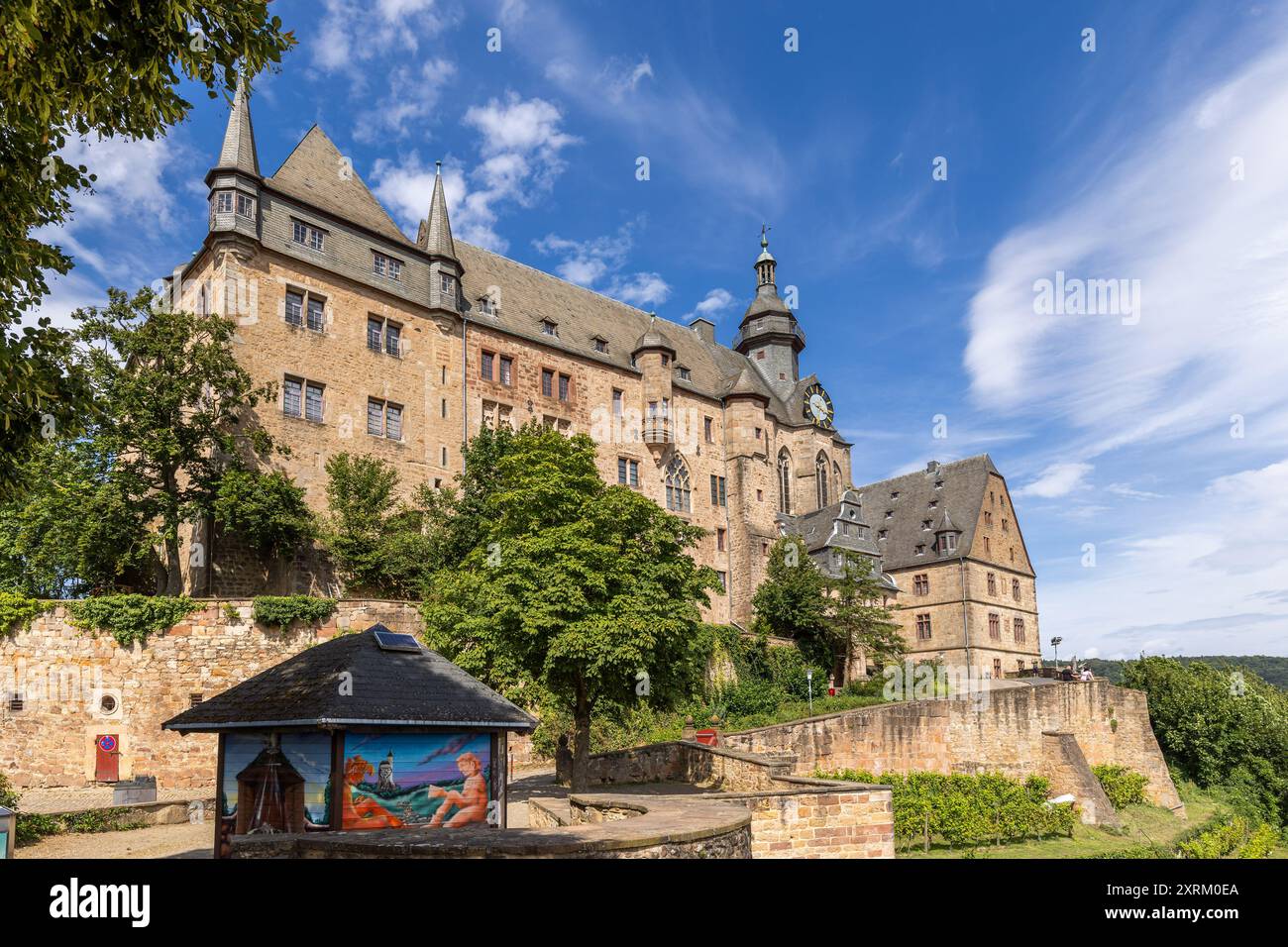 Marburg, Germany. 09th Aug, 2024. Marburg Castle, also known as ...
