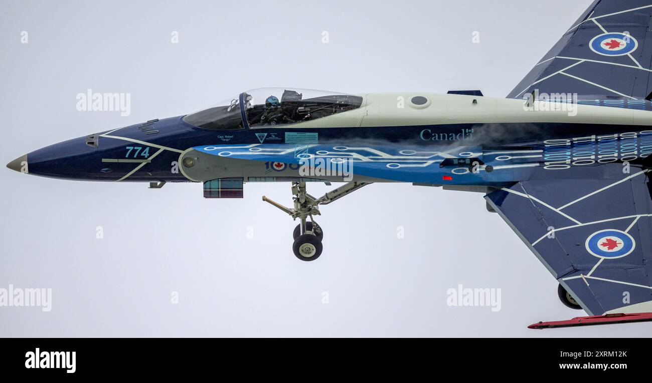 RCAF CF-18 Demonstration Team display at the Royal International Air ...