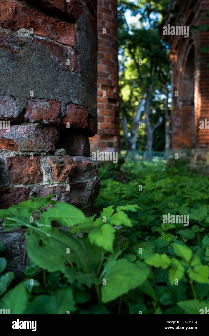 Thick brick garden wall hi-res stock photography and images - Alamy