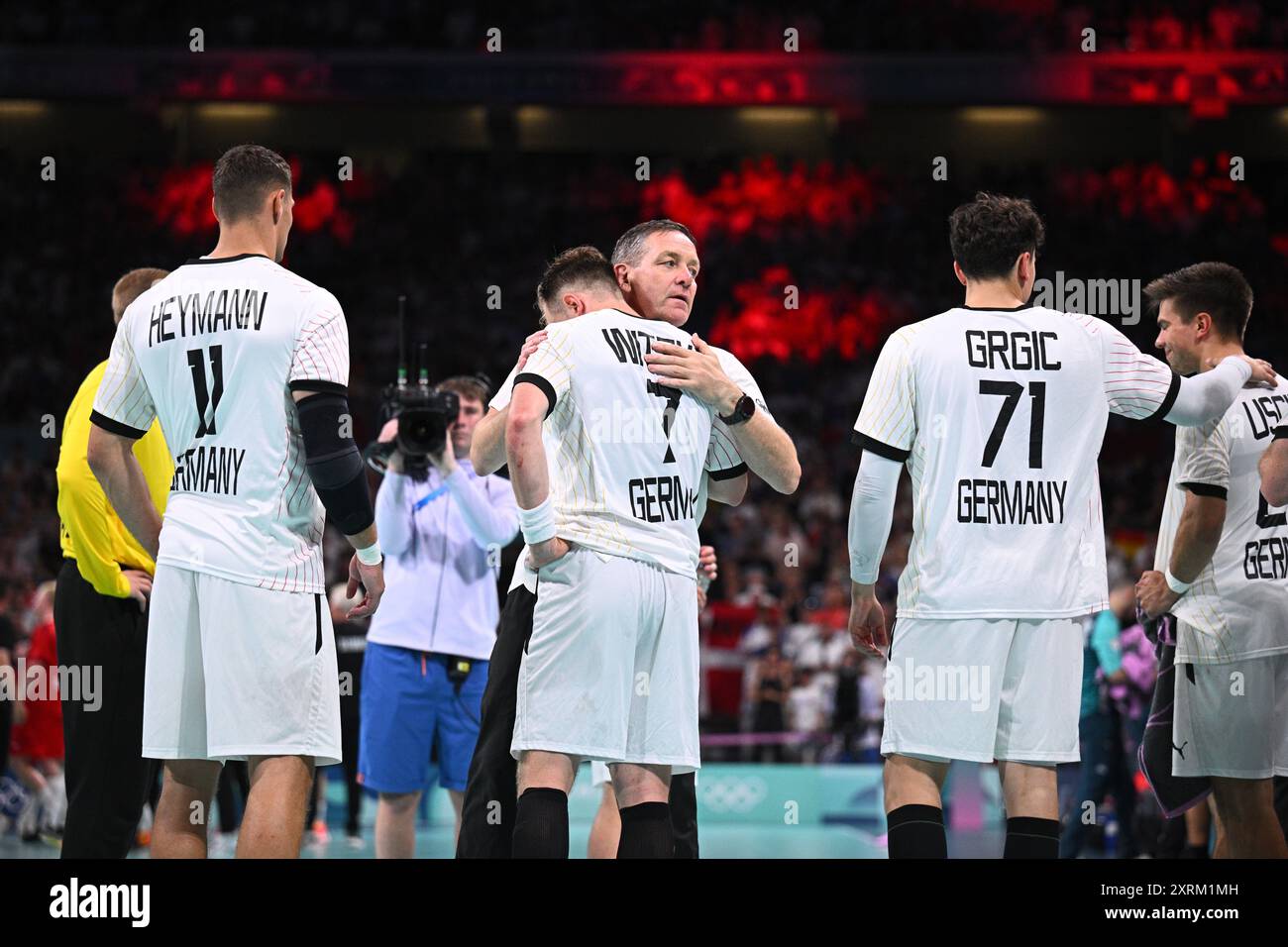 Lille, France. 11th Aug, 2024. Olympia, Paris 2024, handball, men ...