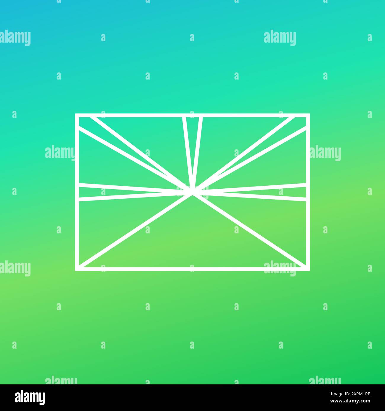 Simple outline flag of Reunion with a thin line Stock Vector Image ...