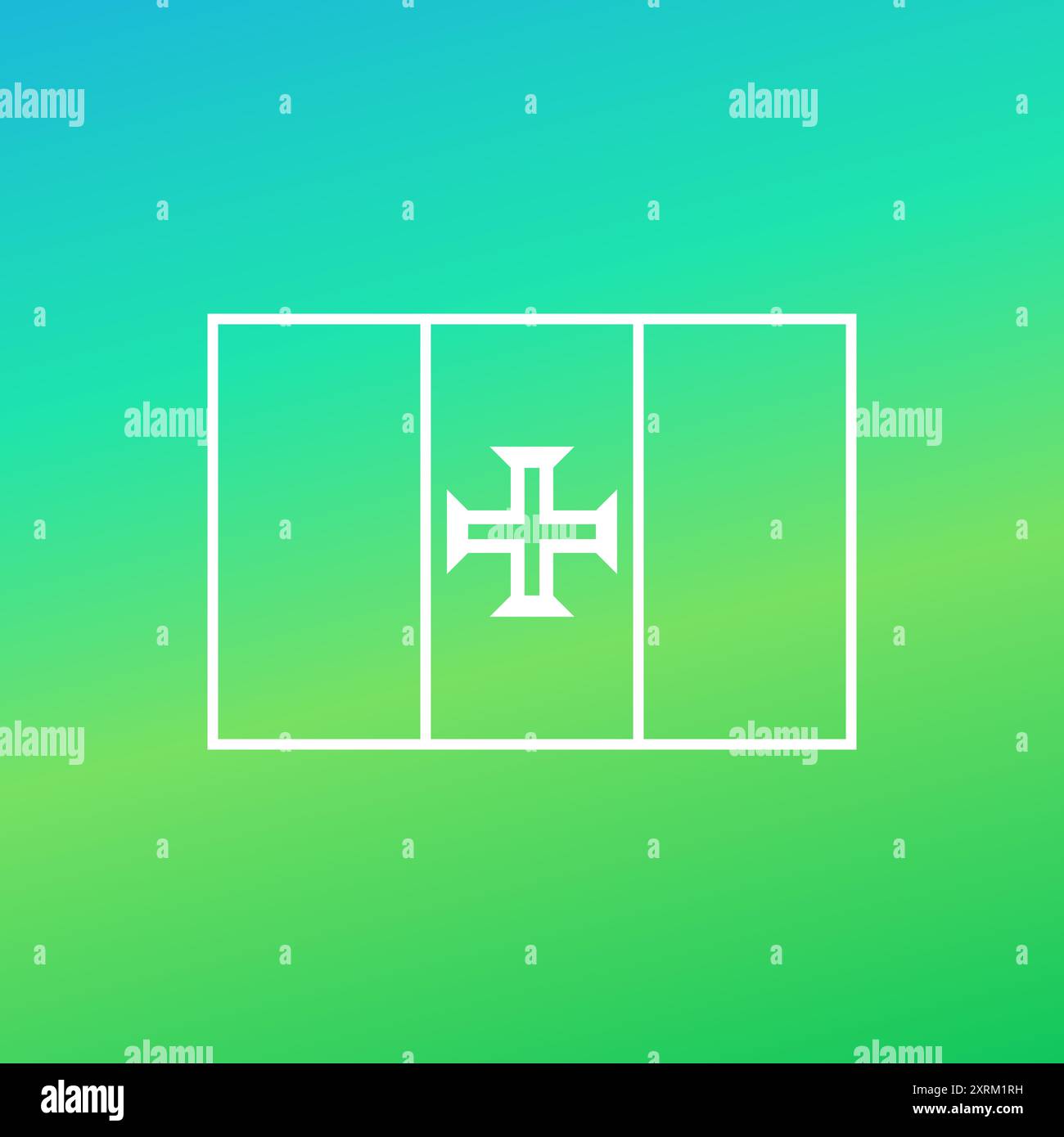 Madeiran flag icon hi-res stock photography and images - Alamy
