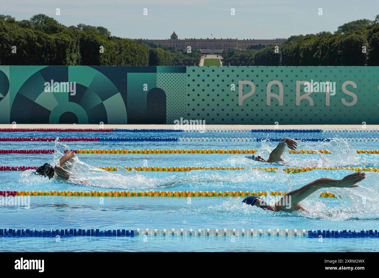 Parigi, France. 11th Aug, 2024. The race of modern pentathlon final at ...