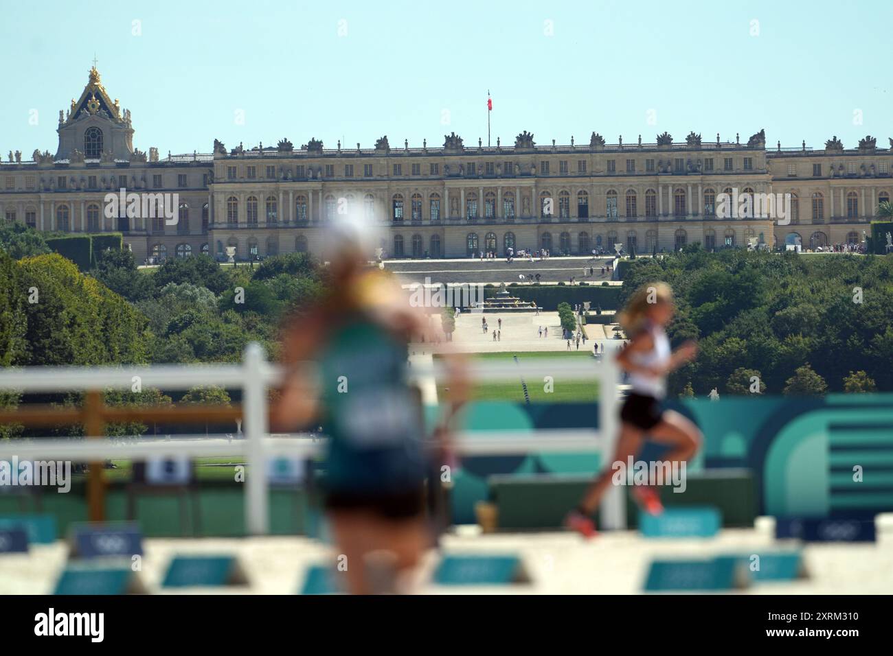 Parigi, France. 11th Aug, 2024. The race of modern pentathlon final at ...