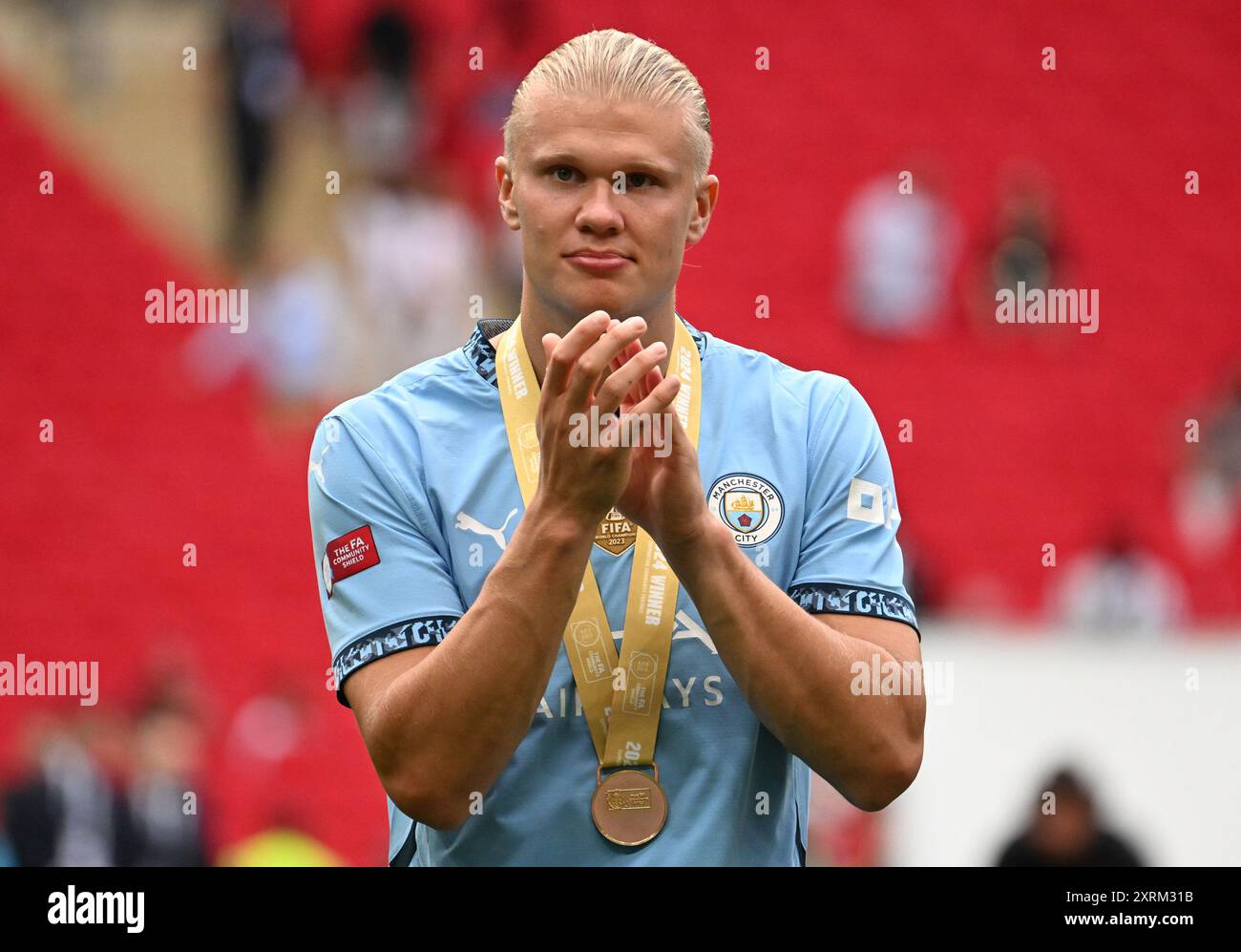 Erling haaland manchester city 2024 hi-res stock photography and images ...