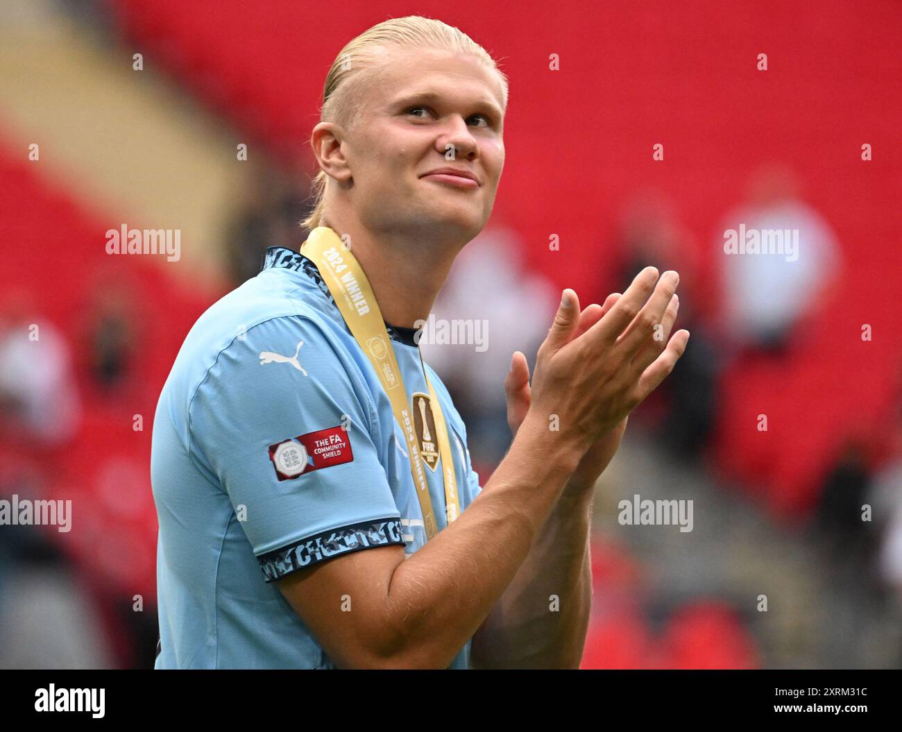 Erling haaland manchester city 2024 hi-res stock photography and images ...