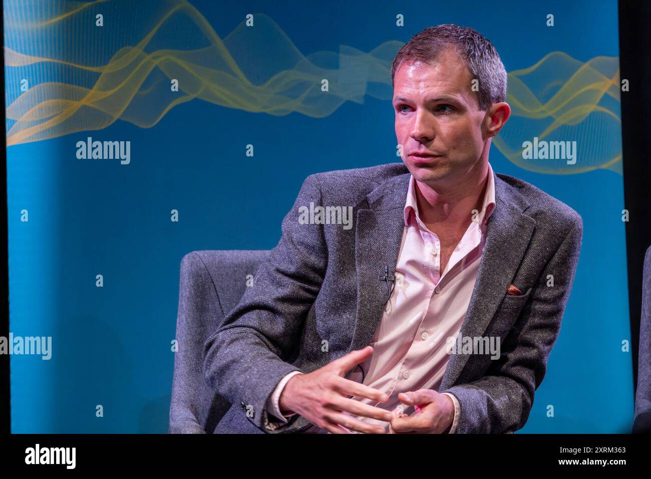 Edinburgh, United Kingdom. 11 August, 2024 Pictured: Andrew Bowie MP ...