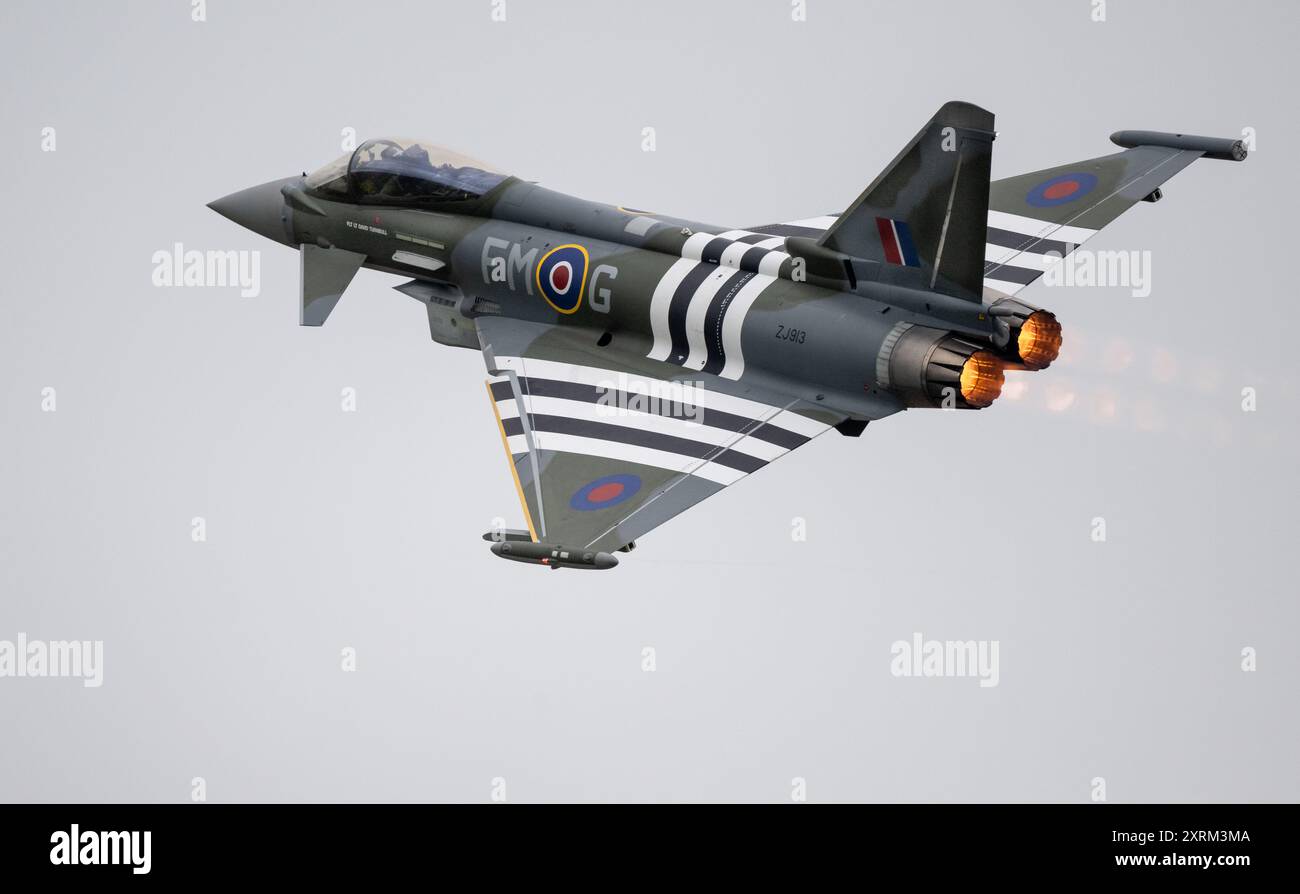 Royal Air Force Typhoon Display Team in action at the Royal ...