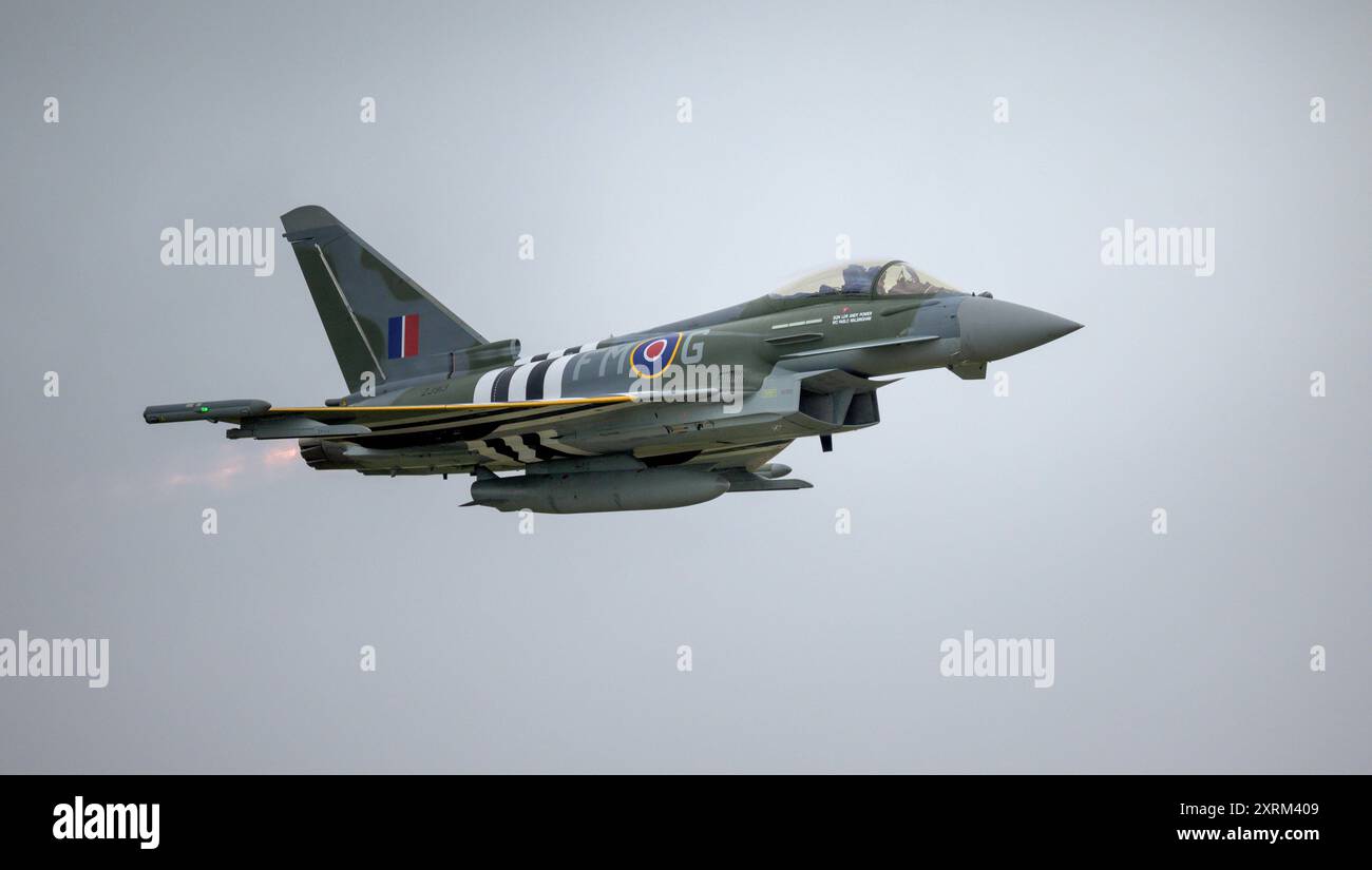 Royal Air Force Typhoon Display Team in action at the Royal ...