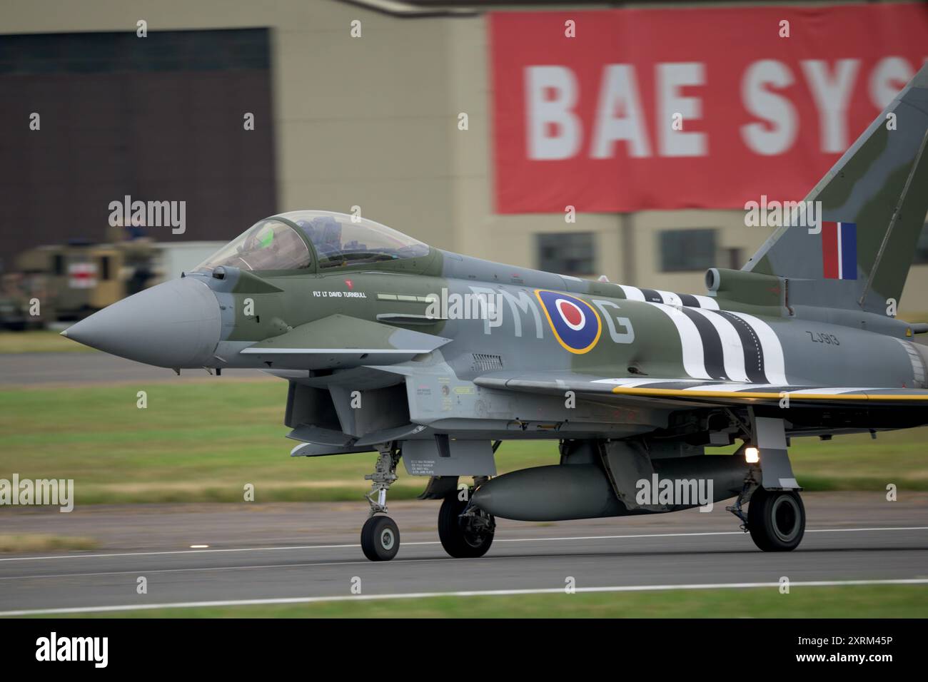 Royal Air Force Typhoon Display Team in action at the Royal ...