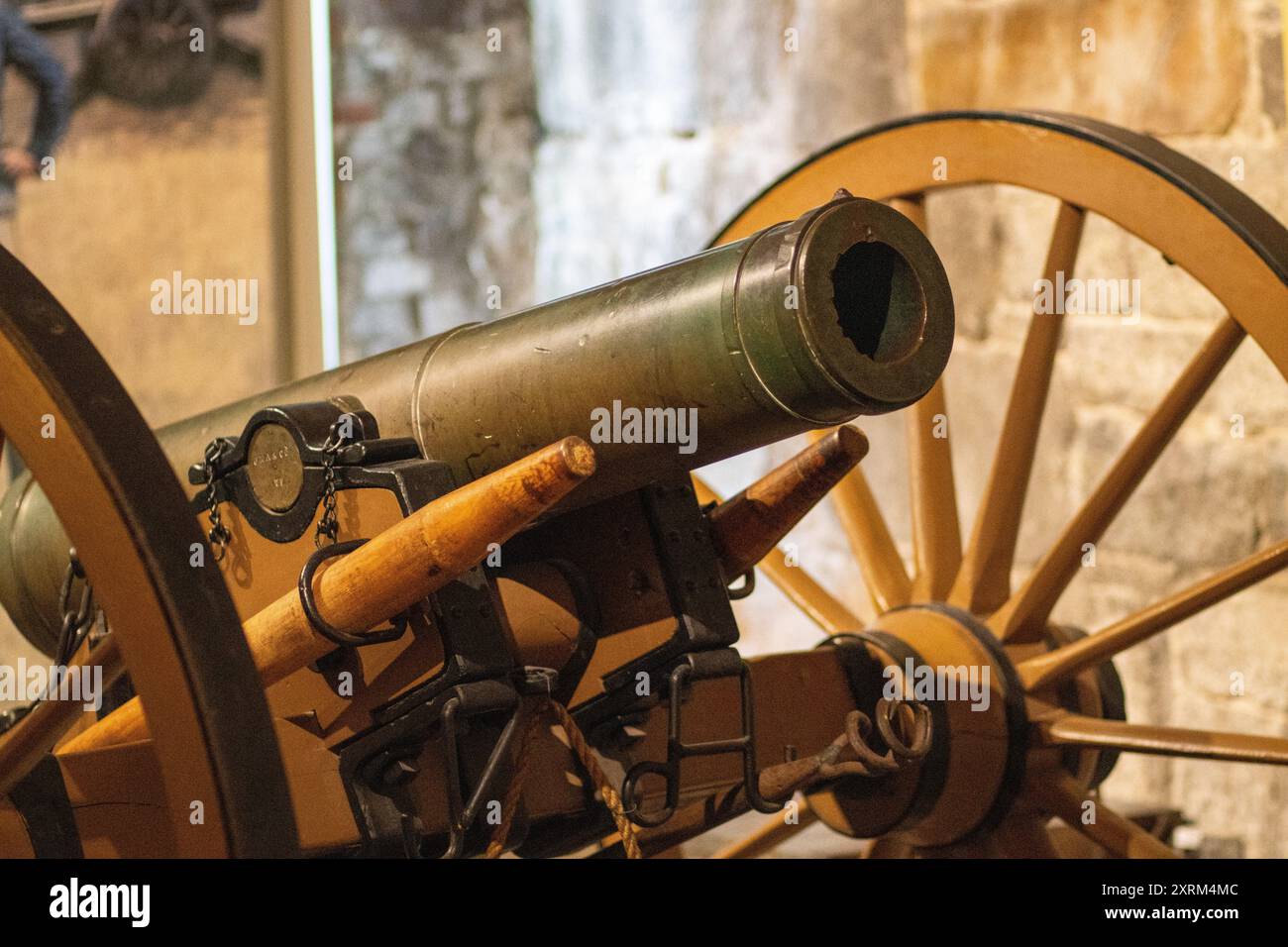 Civil War era cannon at Fort Monroe Stock Photo - Alamy