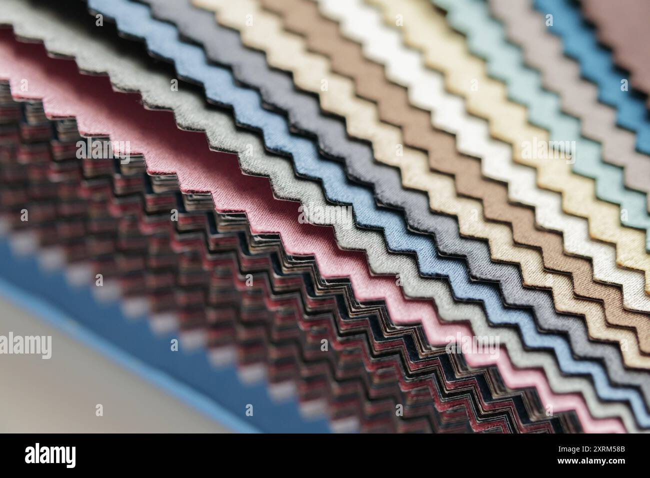 fabric color samples swatch book Stock Photo - Alamy