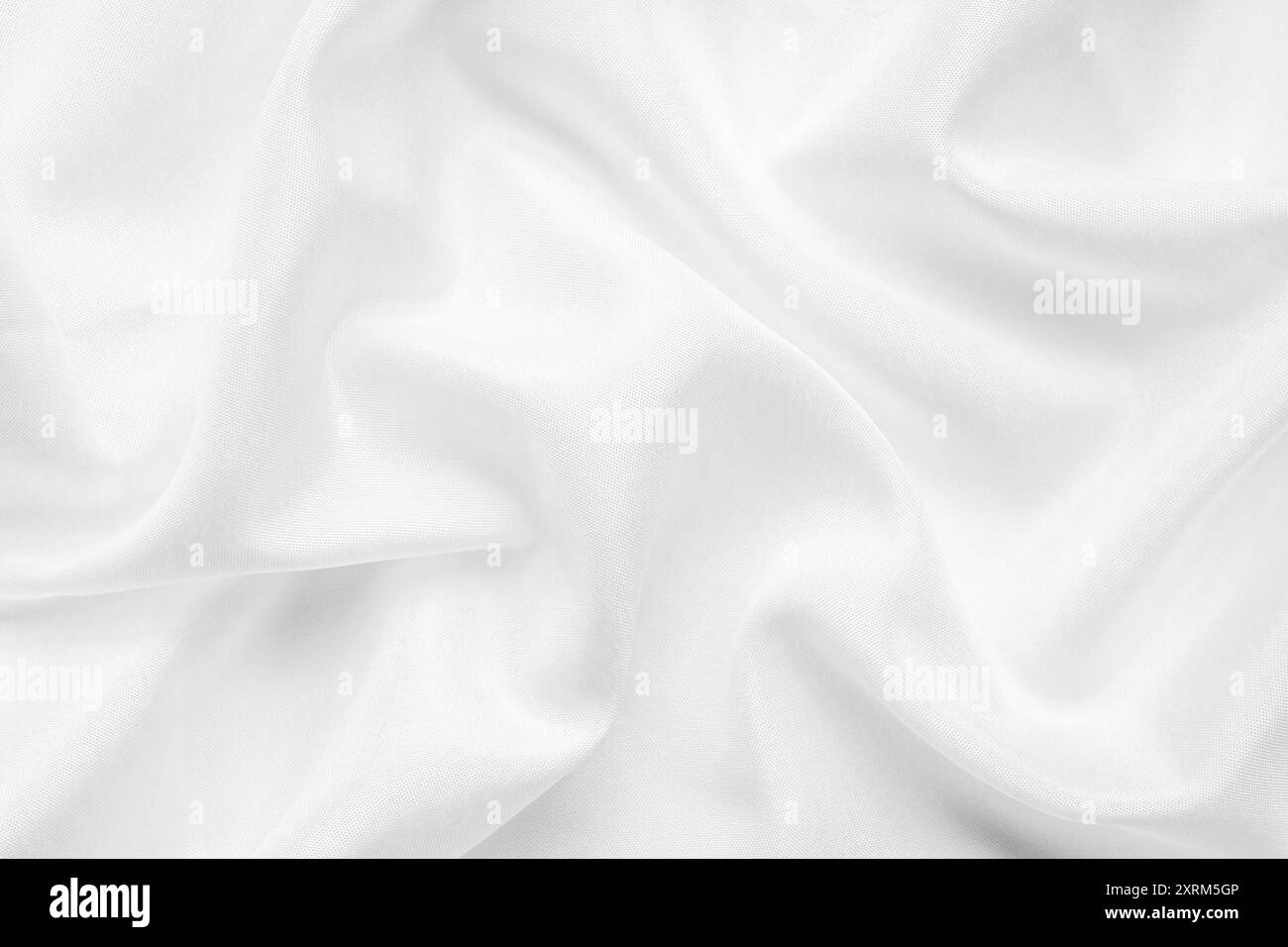 Abstract white fabric with soft wave texture background Stock Photo - Alamy