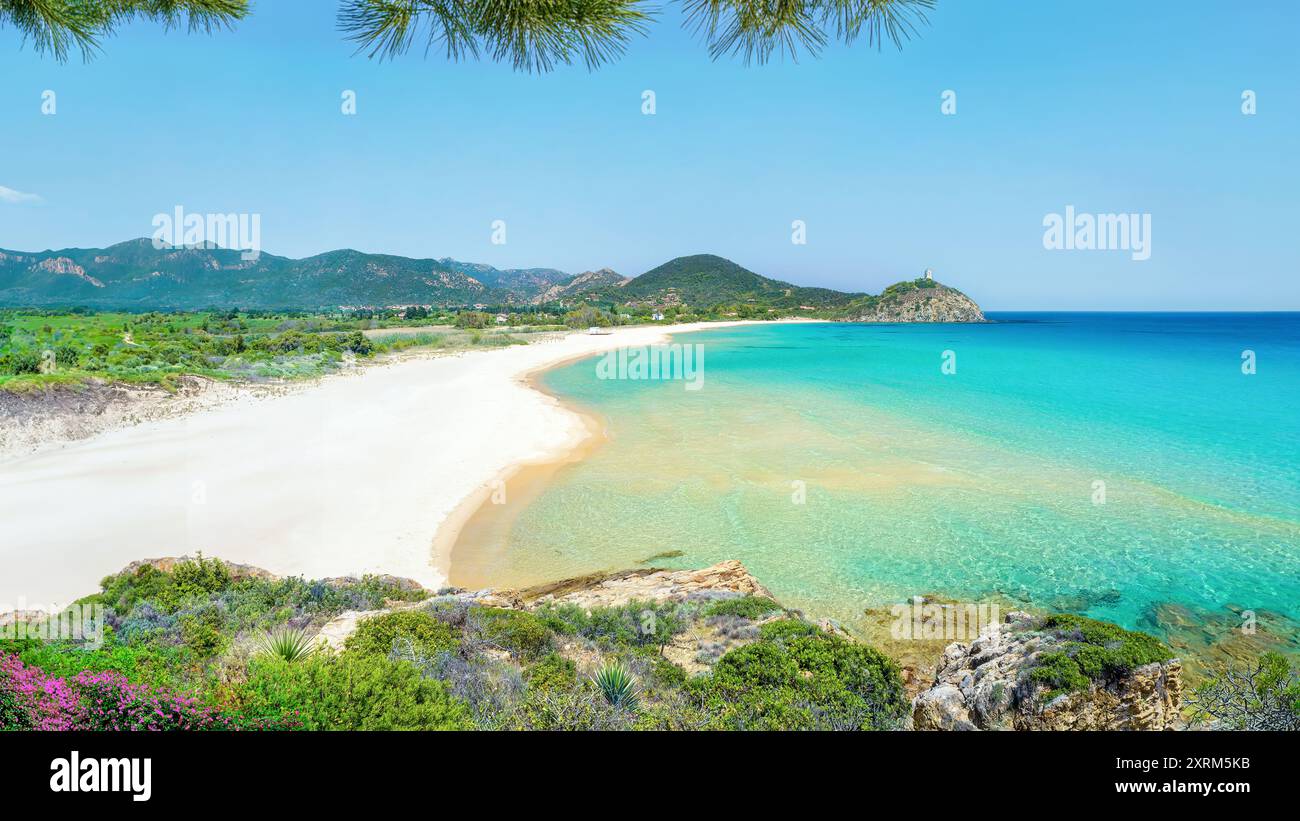 Chia beach sardinia italy hi-res stock photography and images - Alamy