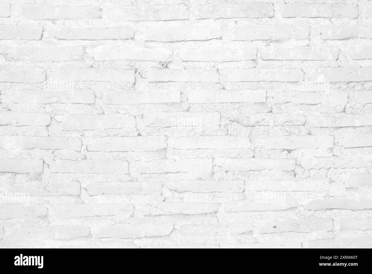 old vintage white brick wall texture background Stock Photo - Alamy