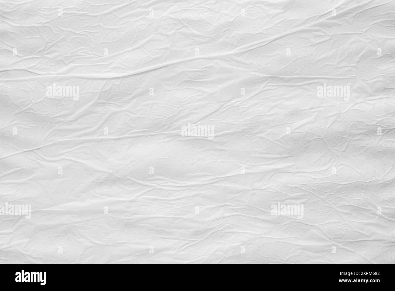 Blank white crumpled creased torn paper poster texture surface ...
