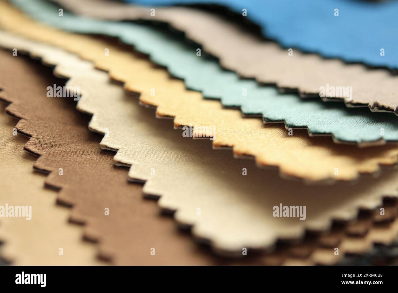 fabric color samples swatch book Stock Photo - Alamy