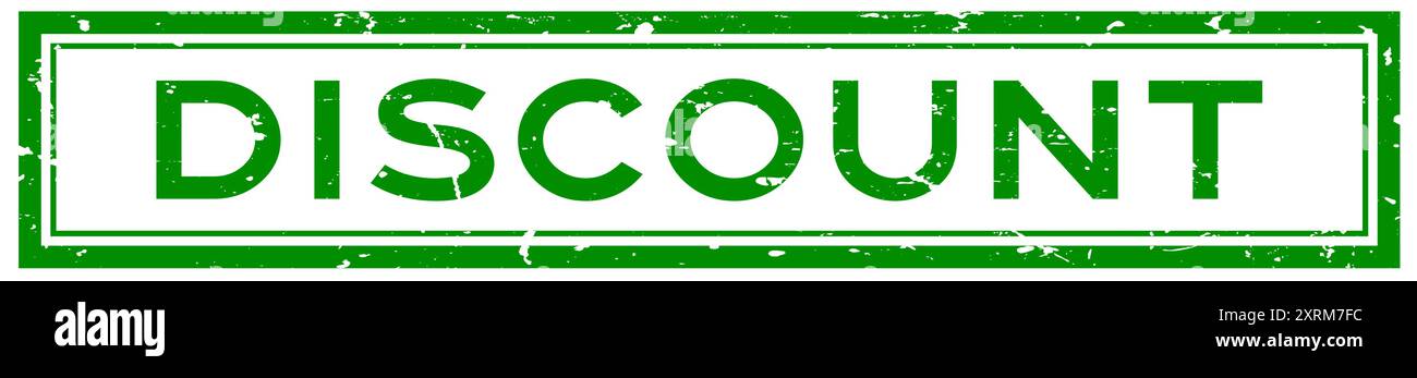Grunge green discount word square rubber stamp in white background ...