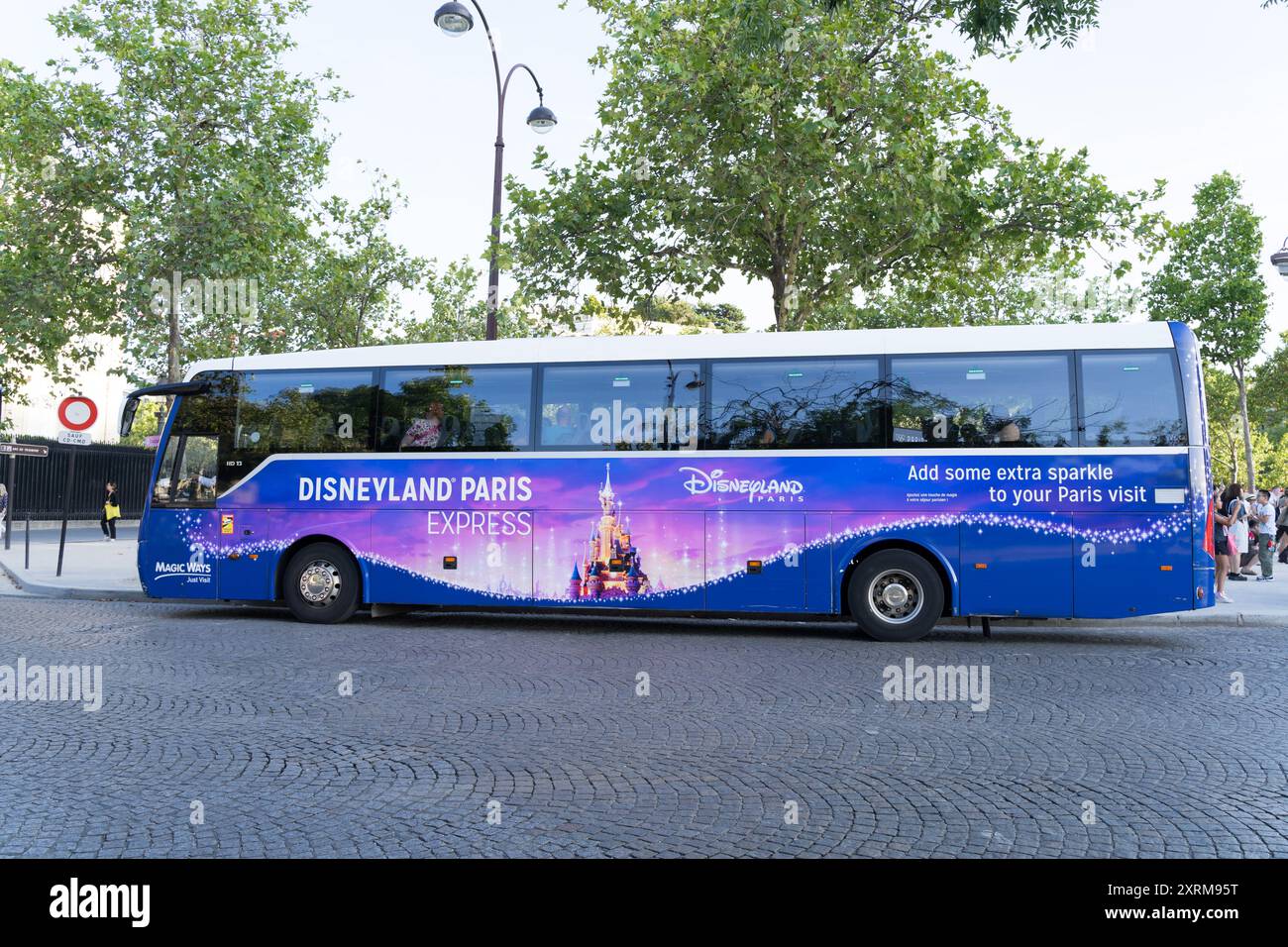 side view of Disneyland Paris Express in Paris France Stock Photo - Alamy
